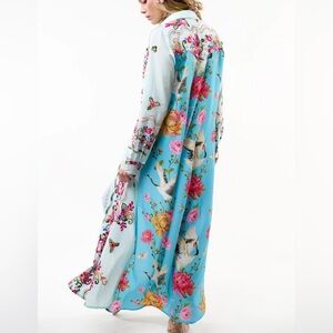 Aratta | Dresses | Sky Blue Gianna Maxi Duster In Cotton Luxury ...